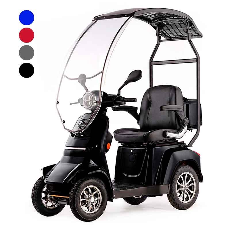 Scooter Eléctrico con Techo tipo Moto | Dortomedical